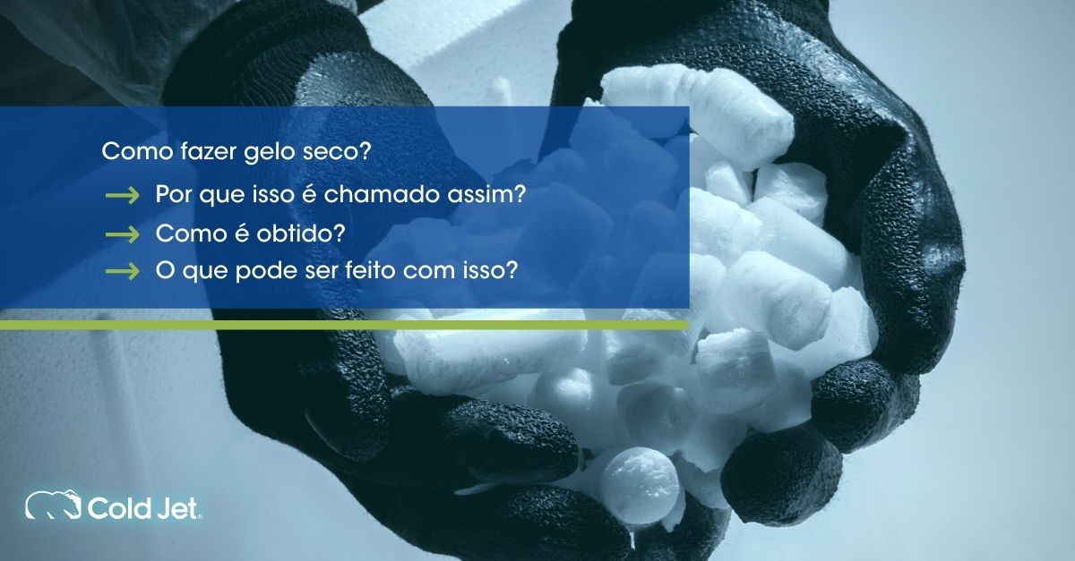 Como produzir gelo seco?